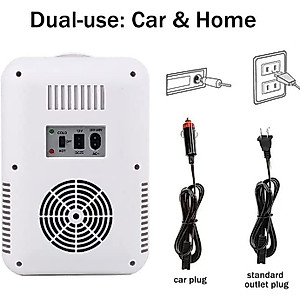 YUNYN Compact Refrigerator, Mini Fridge with Freezer for Bedroom, Small Fridge for Office, Bedroom, Dorm, Bar