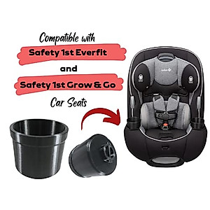 Cup Holder compatible with Safety 1st Everfit & Grow and Go Car Seat (Single Cup Holder) (#C6577)