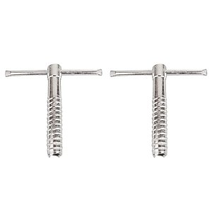2X Aluminum Spiral Ice Nail Outdoor Canopy Tent Nails, Ice Muddy Beach Nails Spiral Ice Nails Snow Screw Fishing Tackle