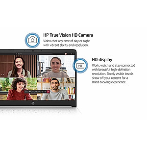 HP Newest 14" Ultral Light Laptop for Business. Intel Quad-Core N4120(> N4020), 16GB RAM, 320GB Storage, 1 Year Office 365, (64GB eMMC+256GB SD Card) Webcam, HDMI, WiFi, USB-A&C, Win 11 S/OLY