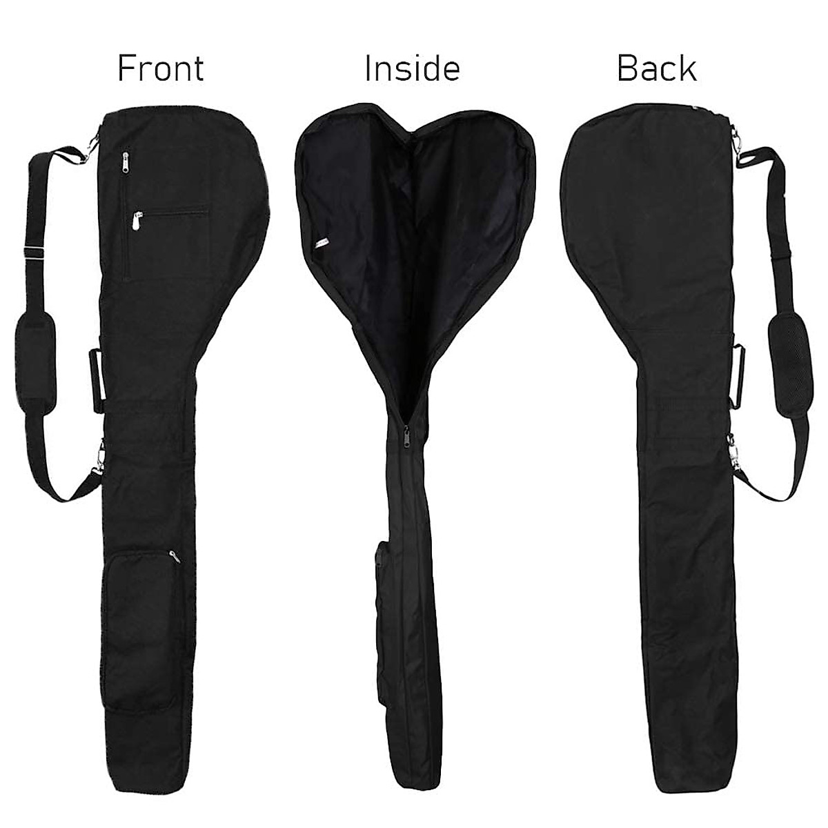 Craftsman Golf Golf Carry Bag, Portable Driving Range Carrier Foldable Golf Club Bag, Water Resistant Mini Golf Bag Multi Colors, Gift for Men Women Golfer Customizable