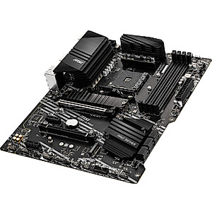 MSI B550-A PRO ProSeries Gaming PC Motherboard - AM4, DDR4, PCIe 4.0, SATA 6Gb/s, M.2, USB 3.2 Gen 2, HDMI/DP, ATX, AMD Computer Motherboards (Renewed)