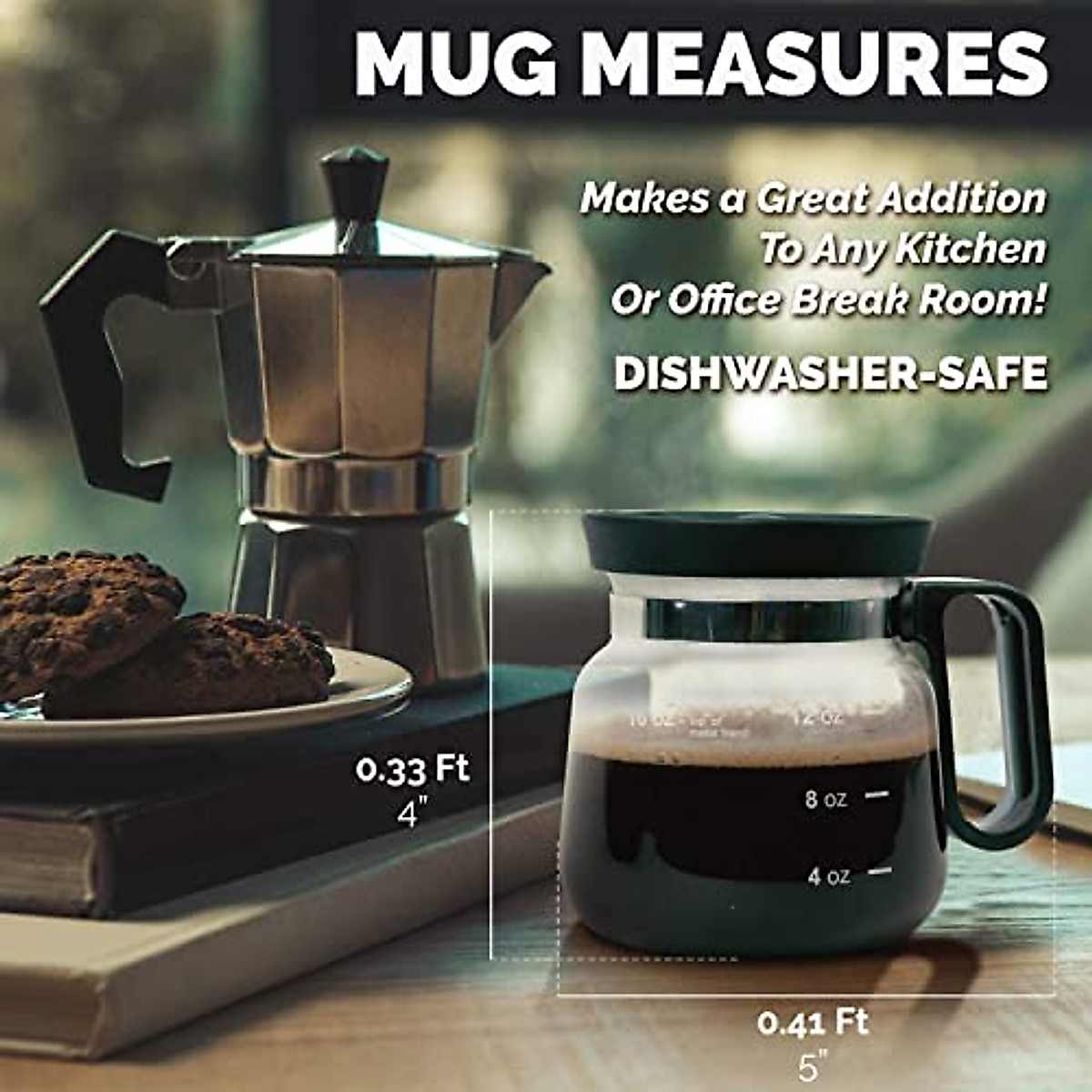 Cool Coffee Pot Mug - 16 oz Unique Coffee Mugs for Home and Office - Funny Novelty Mug That All Your Friends and Colleagues Will Ask About