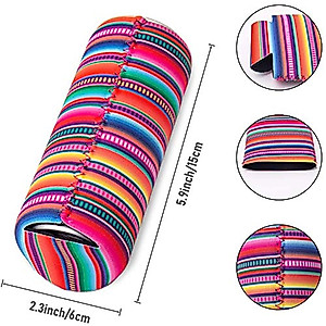 Sunsetbaby Slim Can Cooler for 12oz Skinny Can Coolers - Insulated Neoprene Can Sleeves Perfect for White Claw, Slim Beer, Spiked Seltzer