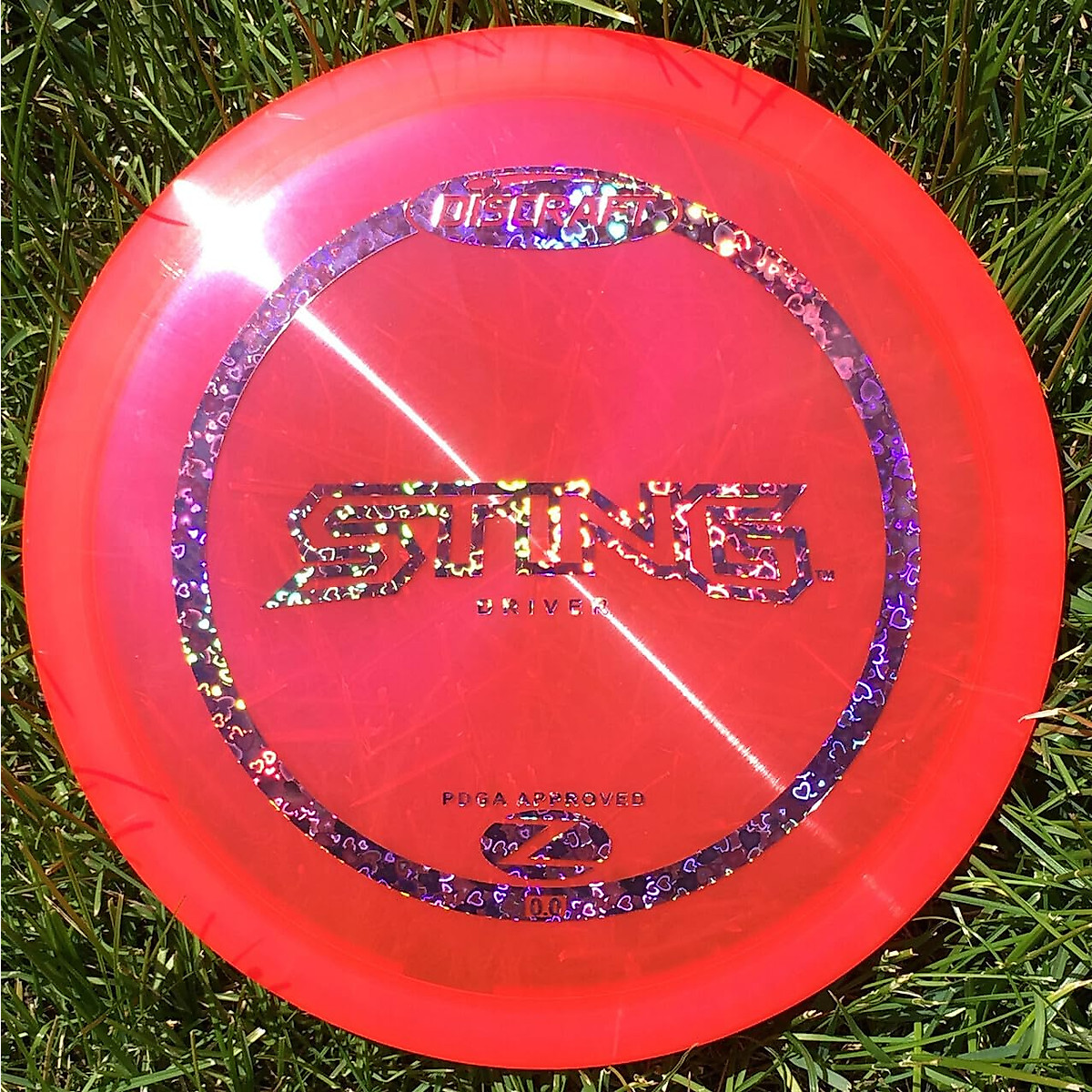 Discraft Sting (Z Line) Fairway Driver Golf Disc, Pick Weight/Color [Stamp & Exact Color May Vary] Purple 173-174 Grams