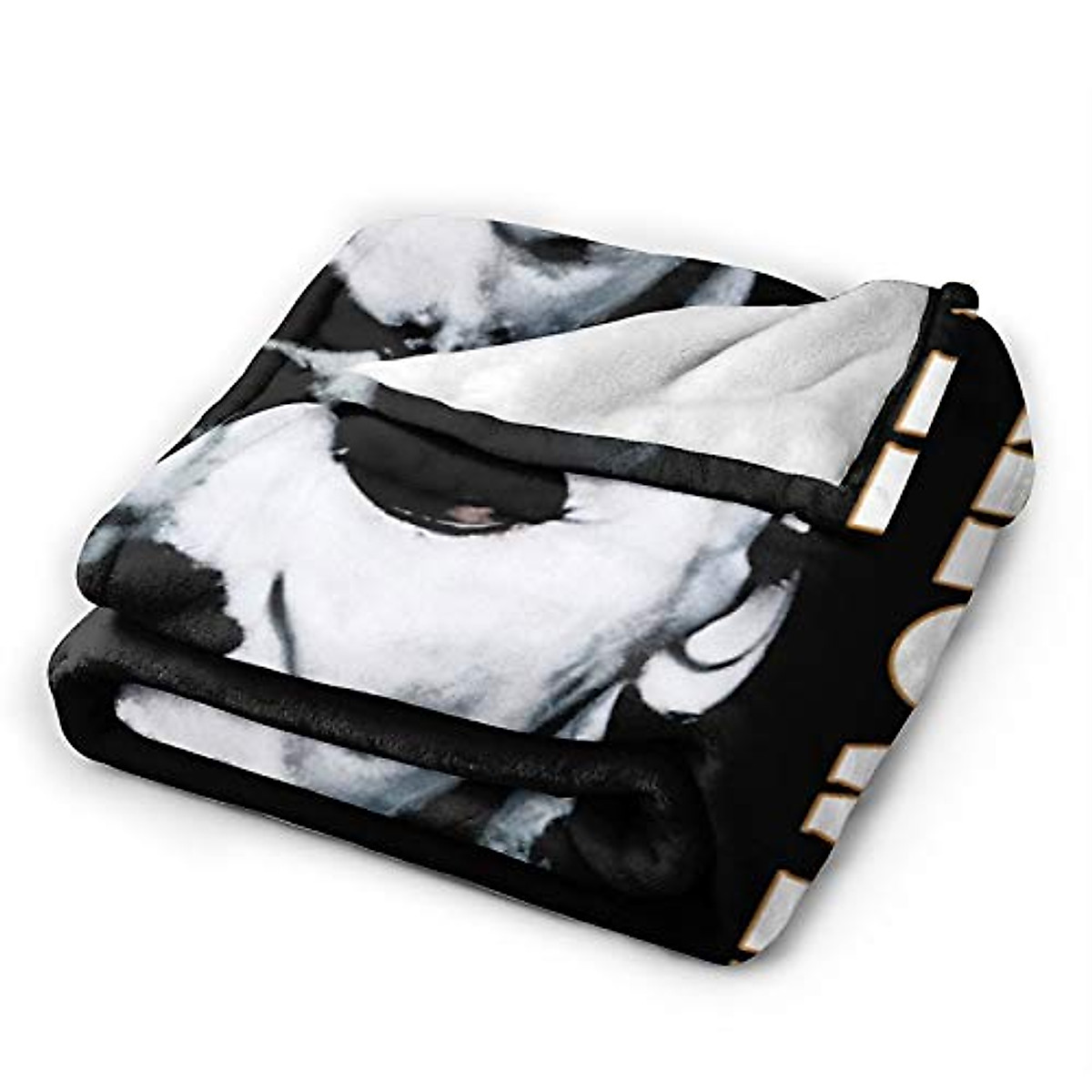 Hallo-ween Mic-hael My-ers Ultra-Soft Warm Micro Fleece Throw Blanket Sherpa Plush Fleece Wearable Throw Blankets for Bed Couch Living Room (50"x40" inch)