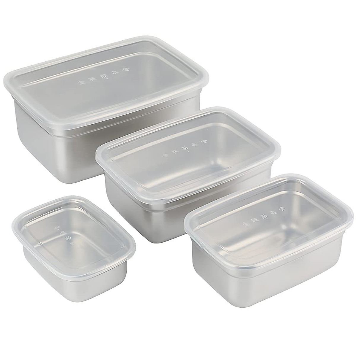 Zerone Stainless Steel Food Containers Cutlery, Solid Structure for Home Outdoor