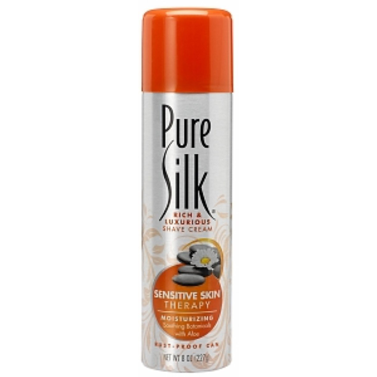 7 Seas Pure Silk Shave Sensitive, 8 oz