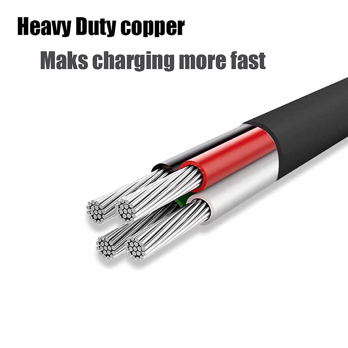USB Charging Cable Charger Cable Compatible for AfterShokz Air, AfterShokz Titanium AS600OB AS600SG AS600 AS650 AS650SG AS650CR Bone Conduction Sport Headphones Charging Cord