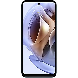 Moto G31 XT2173-2 4G LTE 64GB + 4GB GSM Unlocked Triple Camera International Version (No US Warranty) (w/Universal Charger Bundle) (Baby Blue)