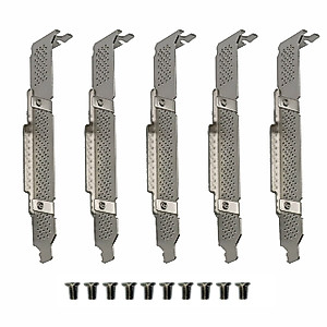 5pcs Generic Full Long Height or Short Bracket for Intel DC 750 P3500 P3600 P3700 P3608 P4608 P3605 SSD with Screws (5pcs Long)