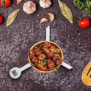 Kedoo Food Kitchen Scale, Digital Grams and Ounces, LB, ML, FL, for Weight Loss, Baking, Cooking, LCD Display (White)