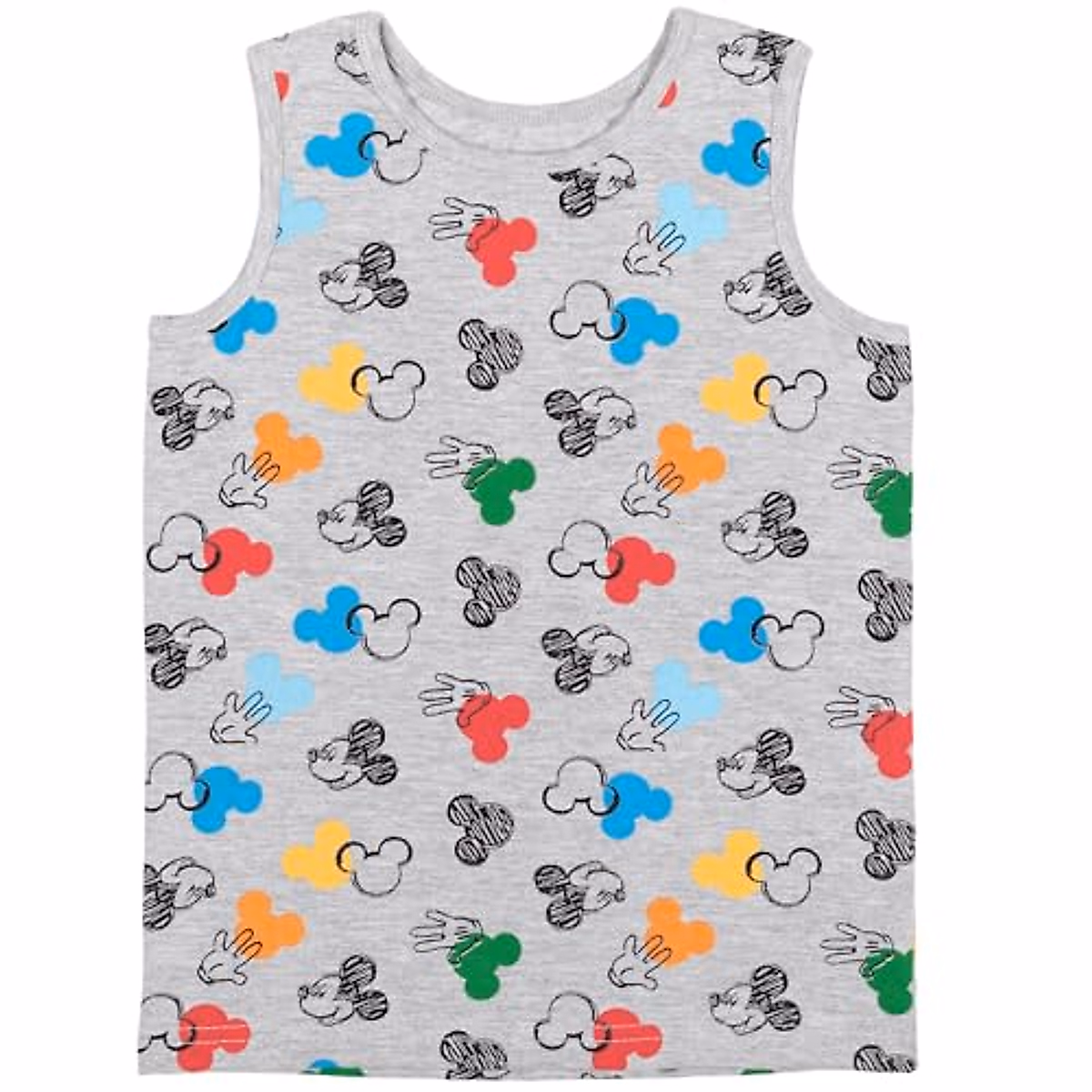 Disney Mickey Mouse Infant Baby Boys 4 Piece Tank Top T-Shirt Athletic Shorts Set 18 Months