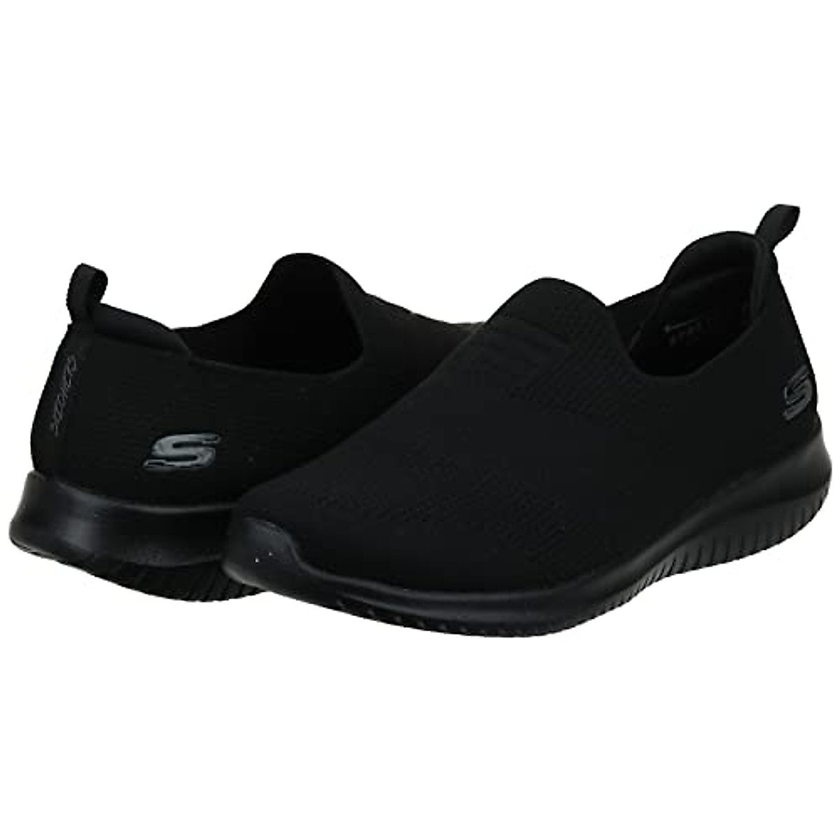 Skechers womens Sneaker,Black,8 M US