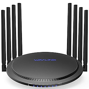 WAVLINK Gigabit WiFi Router, 3000Mbps Wireless Internet Gaming Router,High Power Gigabit Wireless Wi-Fi Router with USB 3.0 Ports & Parental Control