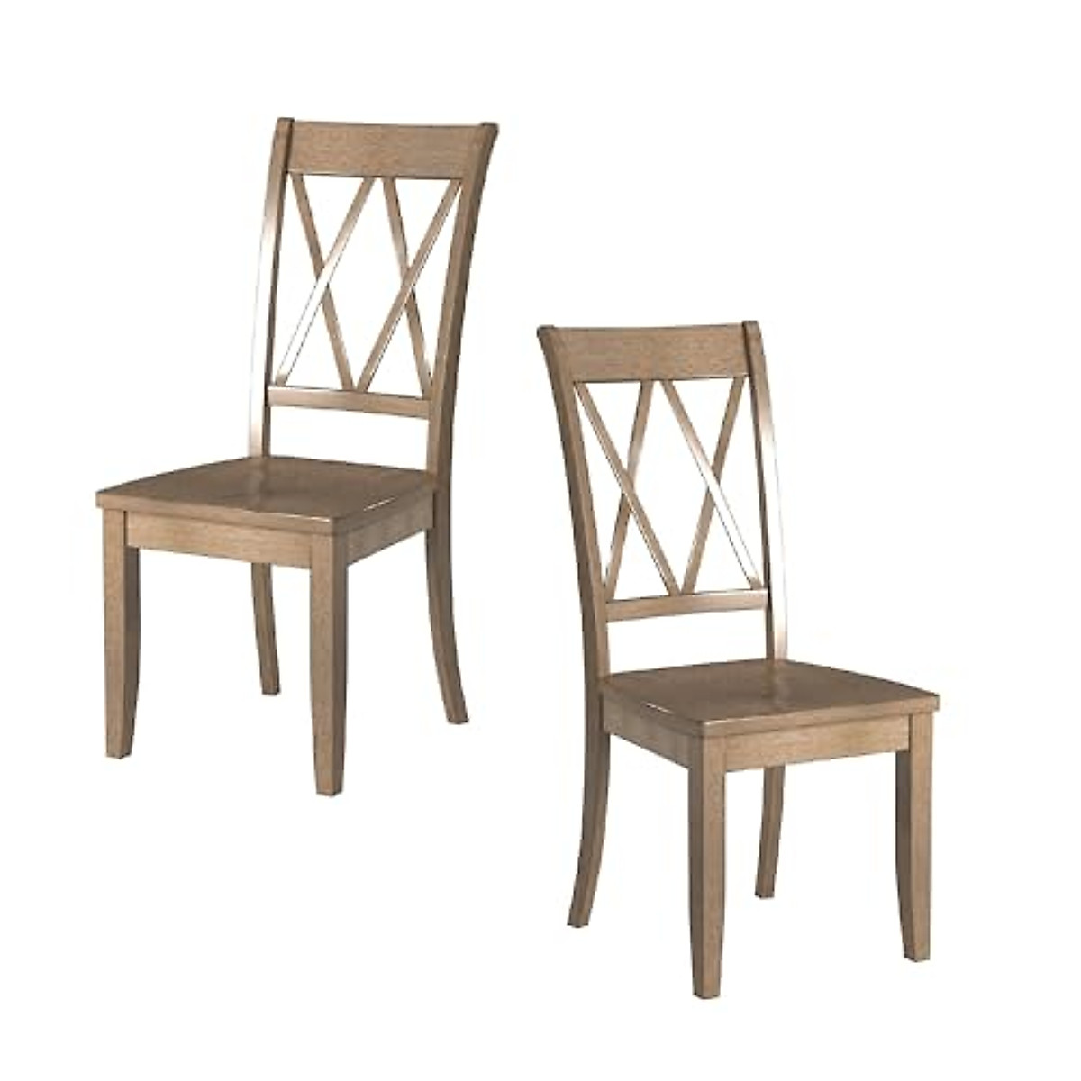 Wycian Boho High Chair, Wood Chair Seat Replacement 2PCS Brown Living Room Bedroom Dining Rooms Garden