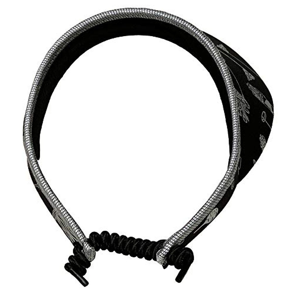 Glove It Coil Visor - Visor Hats for Women. Sun Protection Visor for Golf, Tennis, Running, Beach - No Headache Design, Black