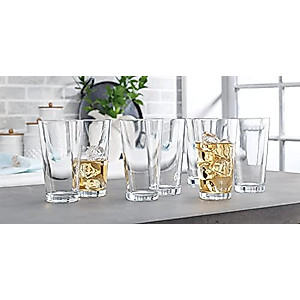 Home Essentials & Beyond Drinking Glasses Set Of 10 Highball Glass Cups 17 Oz Beer Glasses, Water, Juice, Cocktails, Iced Tea, Bar Glasses. Dishwasher Safe.