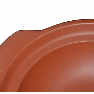 Bowl Clay Stone for Cooking Dolsot Bibimbap Soup Exclusive Range Unglazed Earthen (clay lid FU)