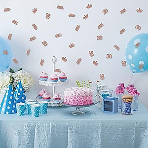 Helewilk Dirty Thirty Confetti, Glittery Paper Confetti for Women 30th Birthday Party Decoration, Scatters for Thirty Years Birthday Table Decoration, Birthday / Anniversary DIY Craft Supplies, 120 Pcs (30 dirty 30)