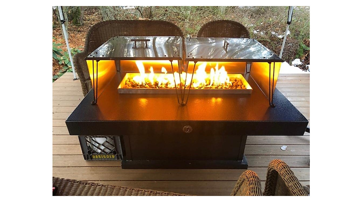 Heat Warden Premium Heat Deflector System with 3 Stainless Steel Sides ...