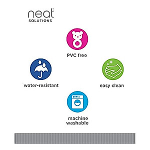 Neat Solutions 10 Pack Water Resistant Bib Set Blue/Grey Assorted, 10 Count (Pack of 1)