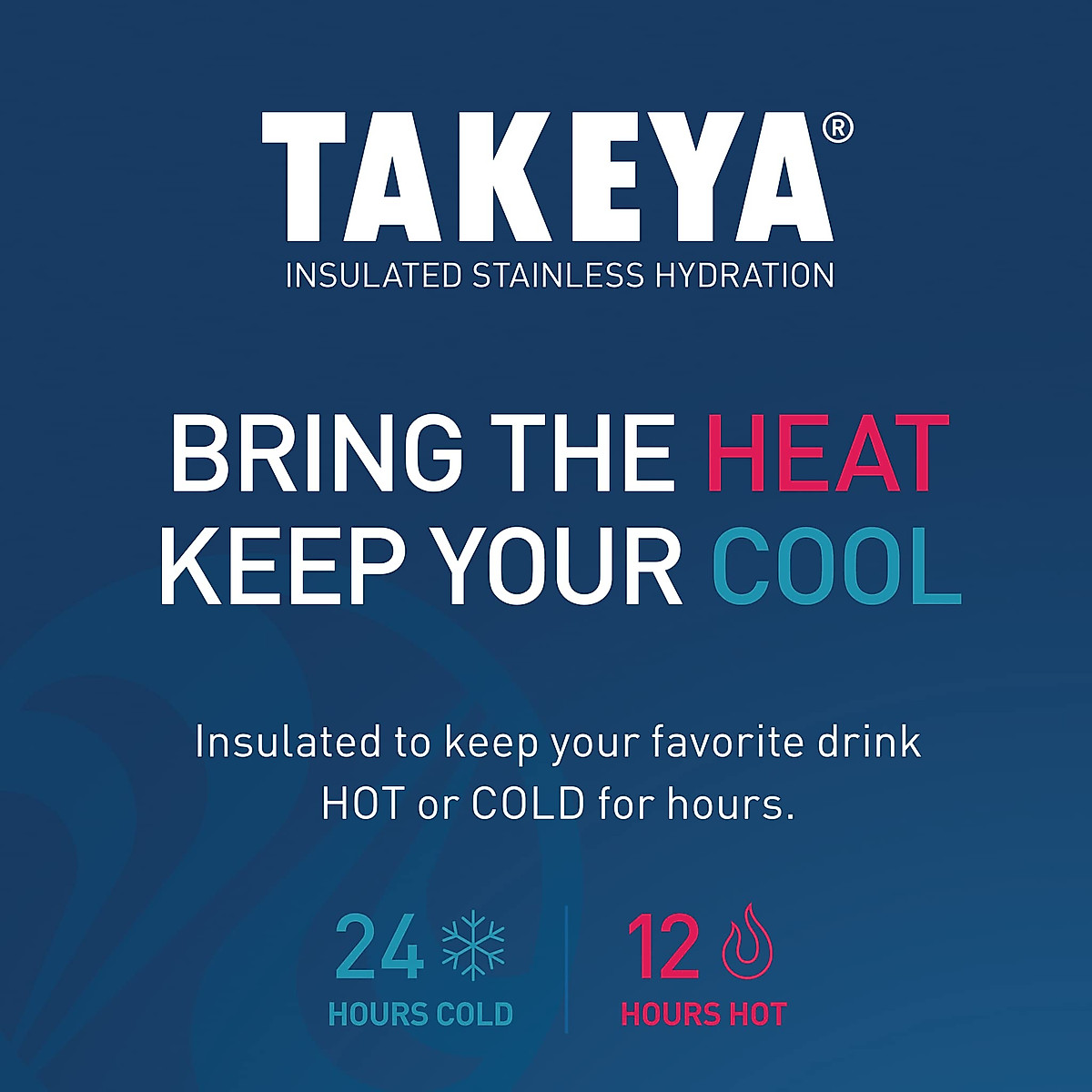 Takeya Actives 24 oz Vacuum Insulated Stainless Steel Water Bottle with Spout Lid, Premium Quality, Watermelon