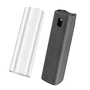 AKARY Screen Cleaner Touchscreen Mist Cleaner, All in One Electronic Cleaner Sprays & Wipe Cleaner, Mini Fingerprint-Proof Screen Cleaner for Phones Pad Laptop Pc Monitors, Effective Cleaning (Black)
