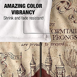 Harry Potter Marauder's Map Officially Licensed Silky Touch Super Soft Throw Blanket 36" x 58"