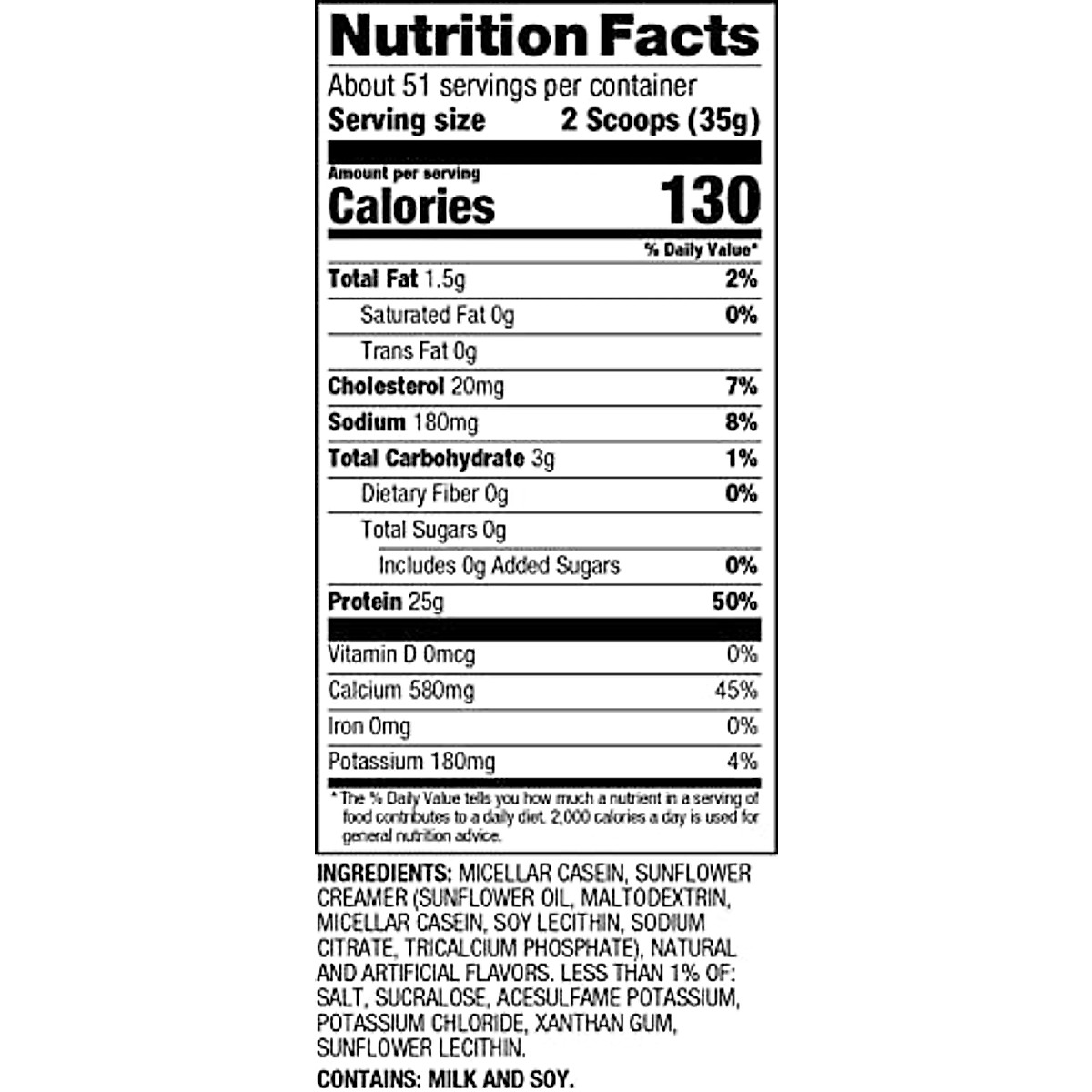 Dymatize Elite Casein Protein Powder, Slow Absorbing with Muscle Building Amino Acids, 100% Micellar Casein, 25 g Protein, 5.4 g BCAAs & 2.3 g Leucine, Helps Overnight Recovery, Cinnamon Bun, 64 Oz