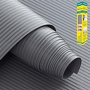 KAVUNION Shelf Liner 11.8 Inches x 9.8 FT Non-Slip Cabinet Liner, Easy to Cut and Install, Washable Oil-Proof and Protective Surface for Kitchen Cabinet,Drawer,Shelves,Refrigerator,Storage,Desks,Gray