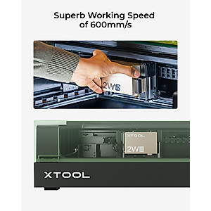 xTool S1 1064nm Infrared Laser Module for xTool S1 Laser Engraver, Laser Module Laser Output 2W (2000mW) Engraving on Metal, Plastic, Acrylic Materials, Ideal for Jewelry, Gift Making