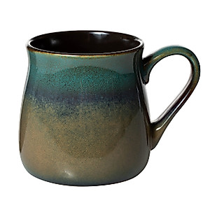 Artisan Owl Mom Est. 2023 - Hand Carved Ceramic Pottery - New Parent - 16oz Coffee Tea Mug (Mom Est 2023)