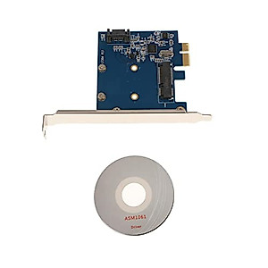 balikha High Combo Card Adapter 6Mbps PCI E to MSATA 3.0 SSD & SATA3.0