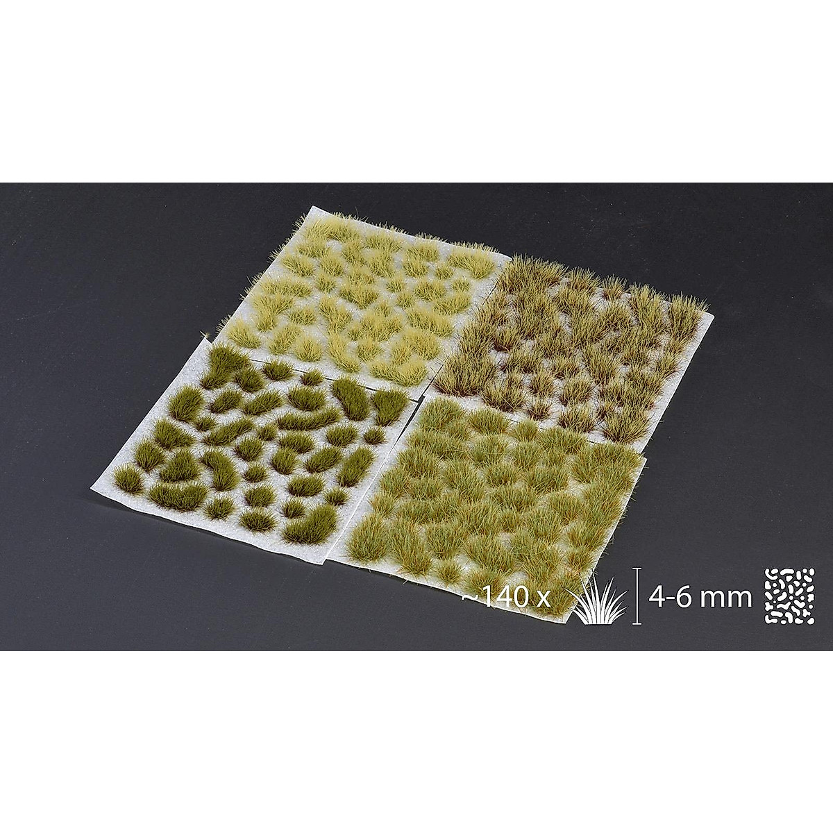 Gamers Grass Marshland Set (140 Tufts, 4-6mm) - Simulates Waterlogged Plants, Best for Marsh and Peat Landscapes