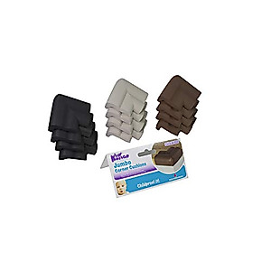 Kidkusion Jumbo Corner Kushions, Taupe