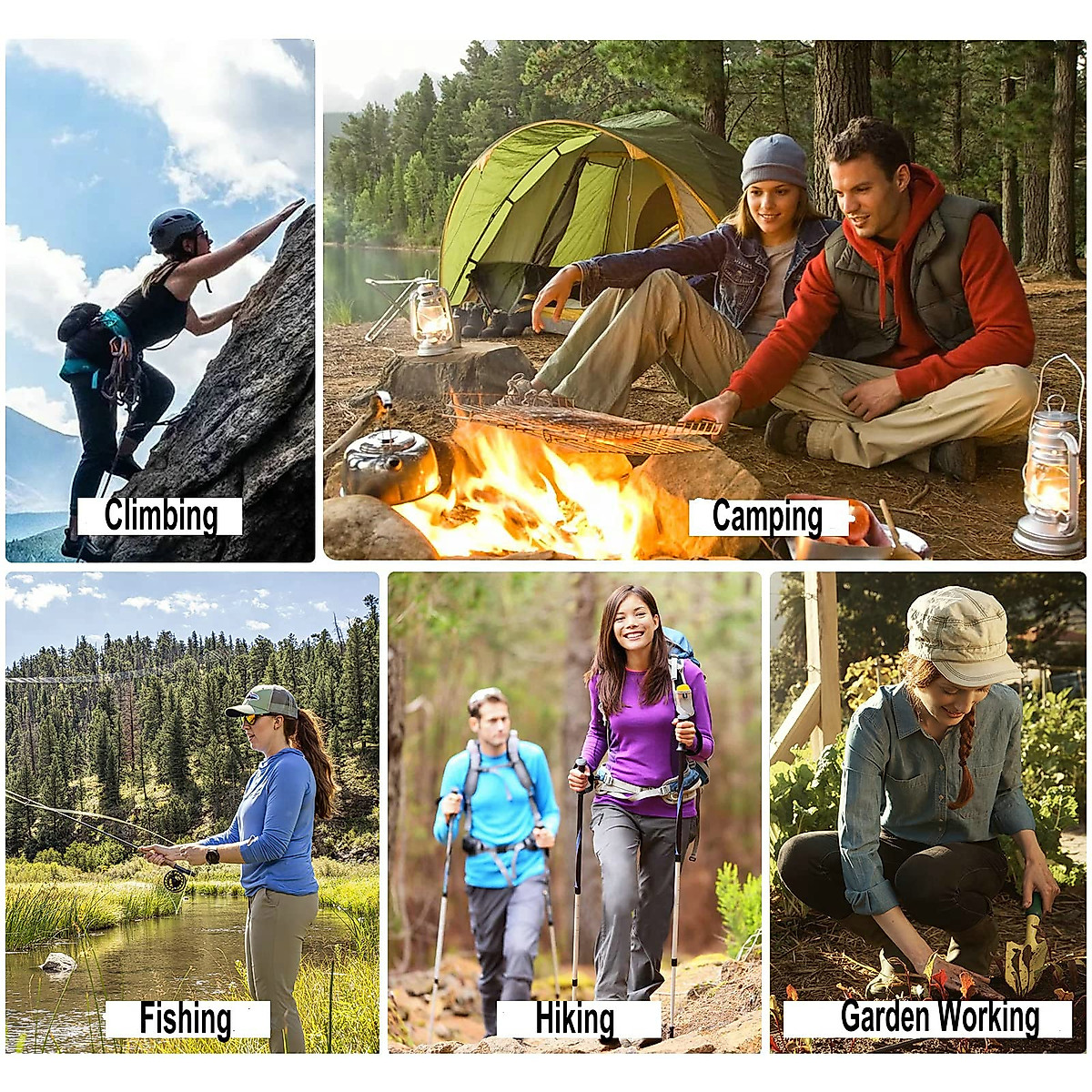 Mesinsefra Women's Cargo Pants Camping Pants Cotton Work Casual Loose Fit Trousers with Multi Pockets Grey 6