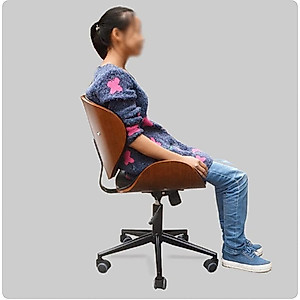 Computer Chair, Office Chair - Executive Office Chair Desk Task Computer Chair Swivel High Back Chair with Ergonomic Adjustable Lumbar Support (Color : D)
