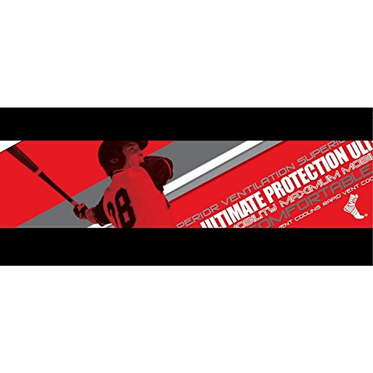 MUELLER Sports Medicine Athletic Supporter with Flex Shield Cup, White/Blue, Youth Large