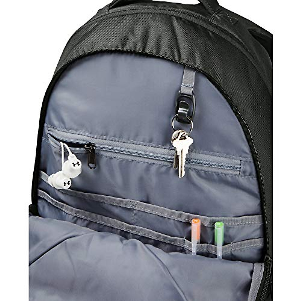 Under Armour Contender 2.0 Backpack, Baroque Green (310)/Black, One Size Fits All