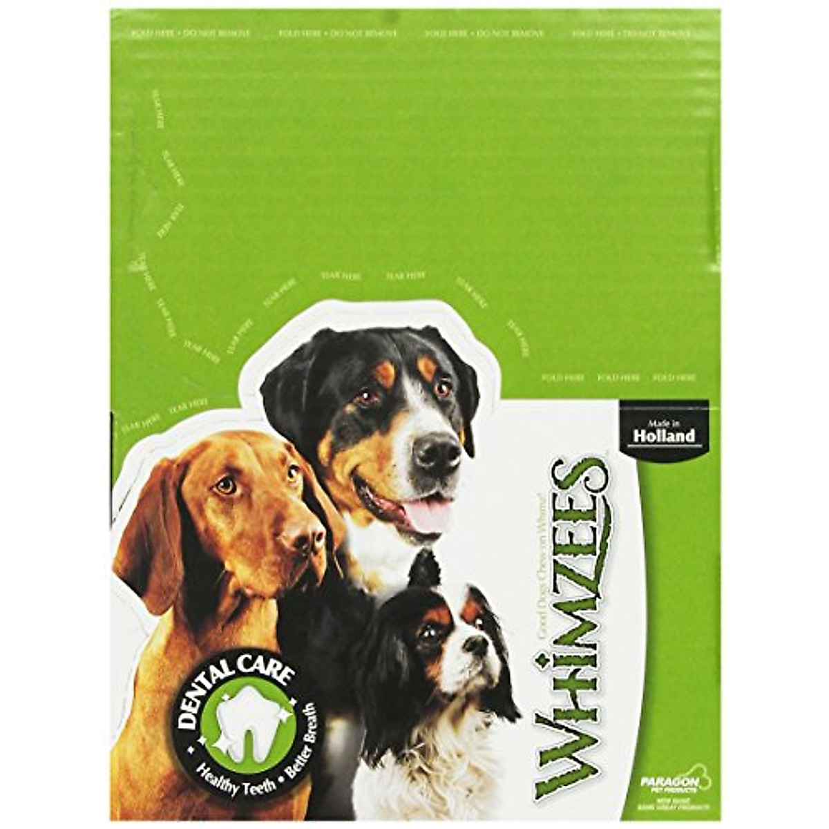 Whimzees 30-Count Box of Toothbrush Stars Dental Treats for Pets, Large