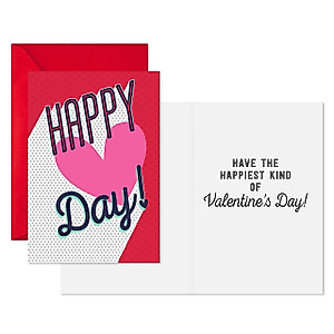 Hallmark Valentines Day Cards for Kids Classroom Assortment, Be Happy (8 Valentine's Day Cards with Envelopes)