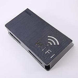 Meoliny WiFi Router Storage Box Wall Mount Cable Management Rack Wall Shelves Floating Shelves for Bedroom Living Room,Black