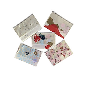 Makeup And Accessory Bags, Contain The Clutter, Use in Gym, Airport, Poolside, Desk, Date Night, Brushes, Lotion (15 Designs Bags) (Boho Collection)