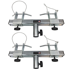 Two (2) Triangle Or Square Tripod Crank Stand Truss Bar Top Connecting Brackets