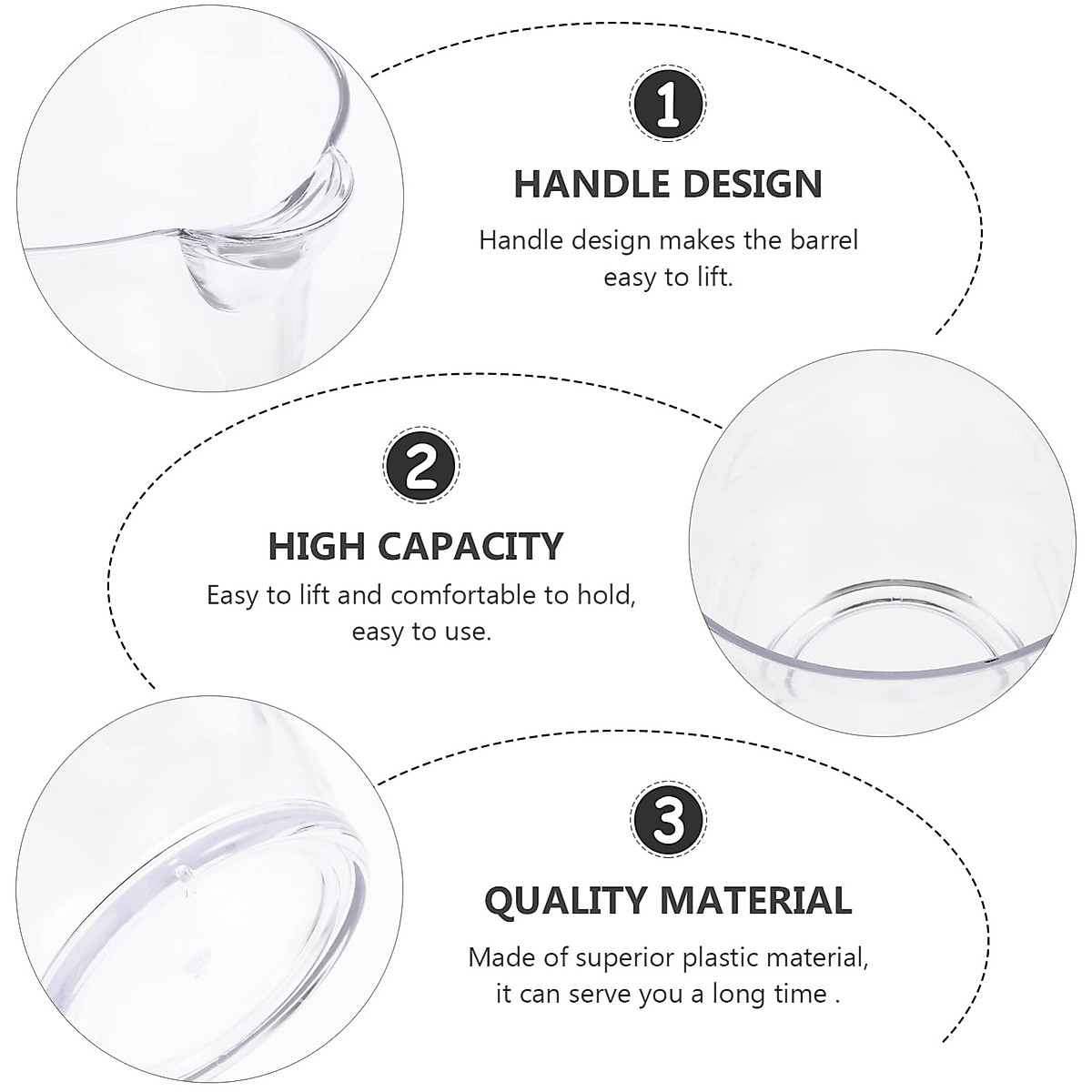 CLISPEED Wine Cooler Bucket Acrylic Wine Barrel Portable Bath Wine Bottle Chilling Tub Ice Bucket Square Stand Wine Ice Bucket Wine Bucket Cocktail Ice Bucket Ice Cubes Bucket Drinks Beer