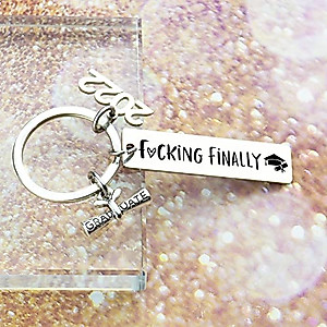 Womens Mens Teens Stocking Stuffers for Teen Girls Boys Teenage Women Men Adults Stockings Stuffer 2022 Graduation Key Chain Gift for Her Him, Grad Jewelry Key Ring Gift