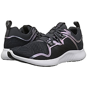 adidas Women's Edgebounce Mid Running Shoe, Carbon/Black/Night Metallic, 8.5 M US