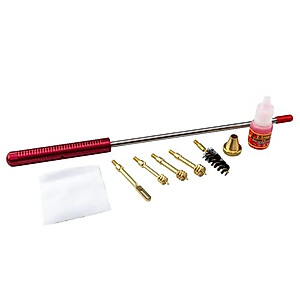 Pro Shot Gun Care Pistol Cleaning Kit 8-Inch Pistol Kit (.38/9mm-.40-10mm-45Caliber), Multi