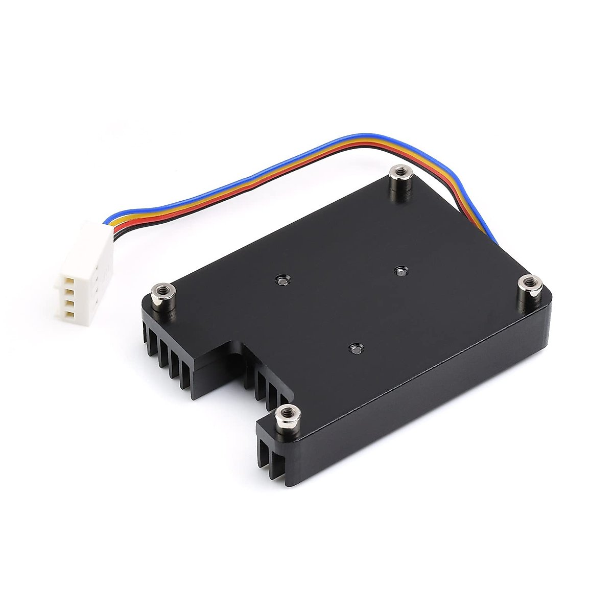 waveshare Cooling Fan for Raspberry Pi Compute Module 4 CM4, All-in-one Heatsink, PWM Speed Adjustable, 8000±10% RPM, Low Noise, with Thermal Tapes